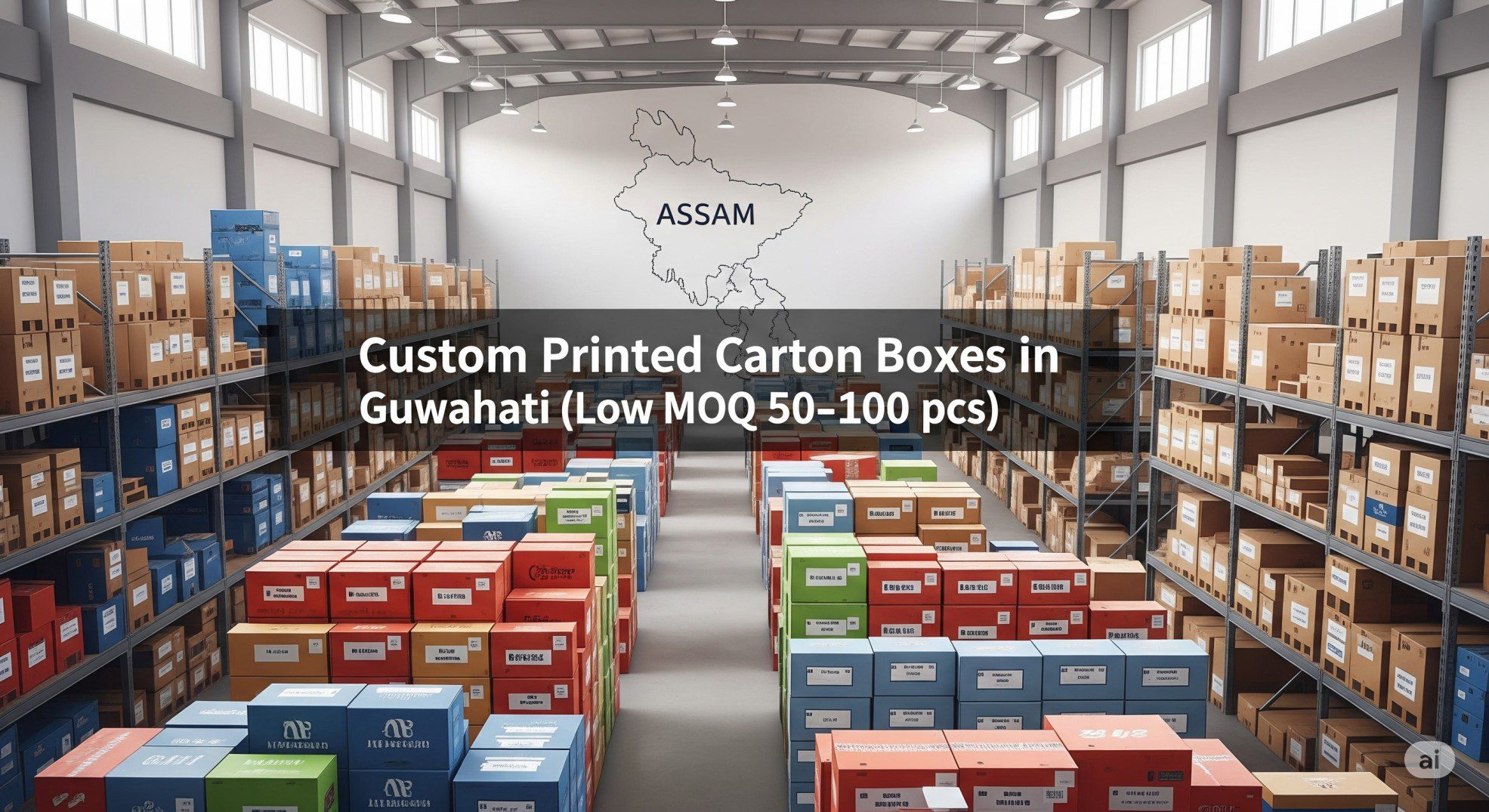 Custom Printed Carton Boxes in Guwahati with Low MOQ